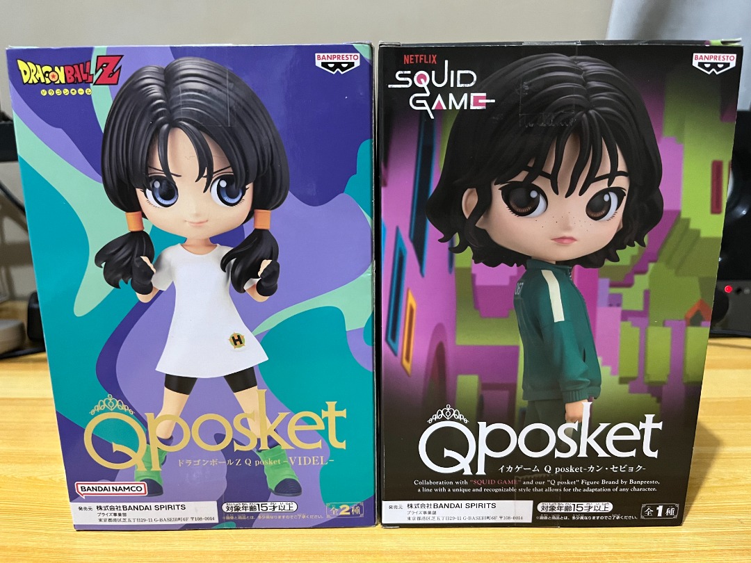 Banpresto Squid Game Q Posket Kang Sae-byeok & DRAGON BALL Z Q POSKET ...