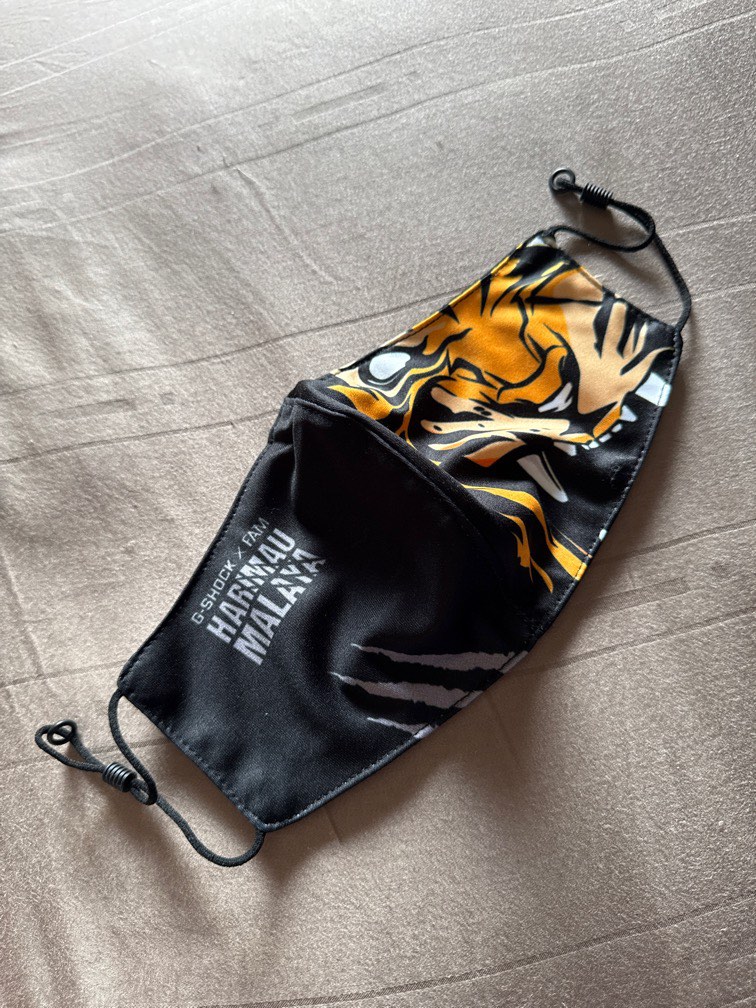 Brand new Harimau Malaya G-shock X Fam mask / penutup muka, Hobbies ...