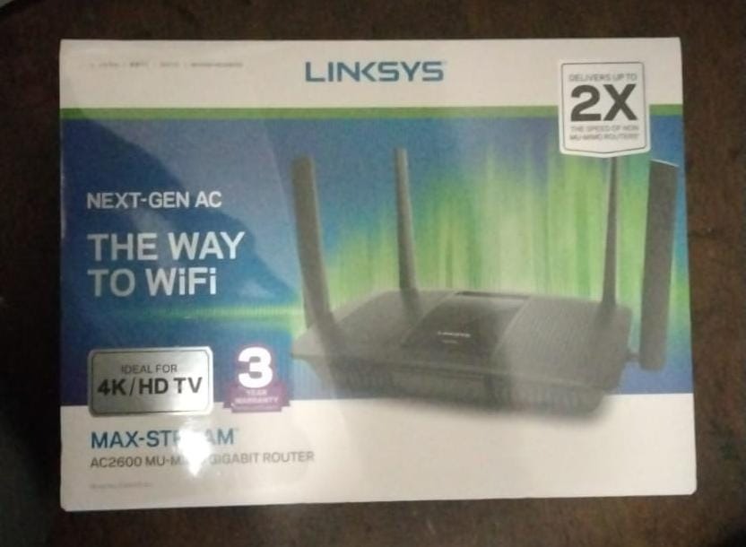 Brand NEW LinkSys Wifi Router (box unopened). Selling due to relocation ...