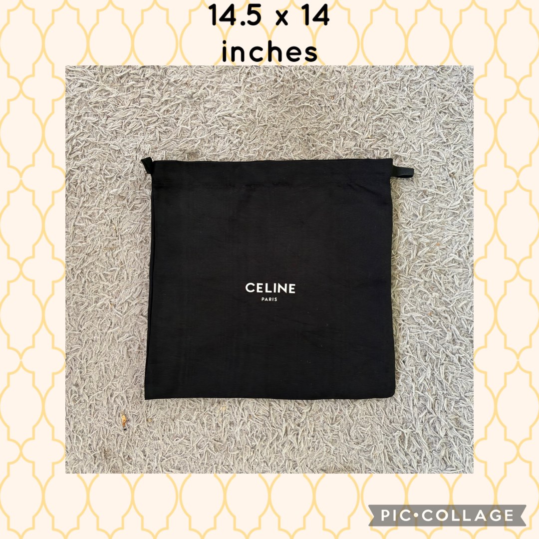 Celine Dust Bag 14.5x14" M, Luxury, Bags & Wallets on Carousell