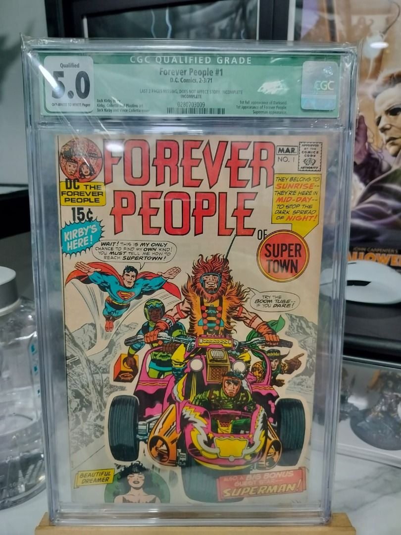 CGC Green label 5.0 Forever People #1 - 1st full appearance of Darkseid ...