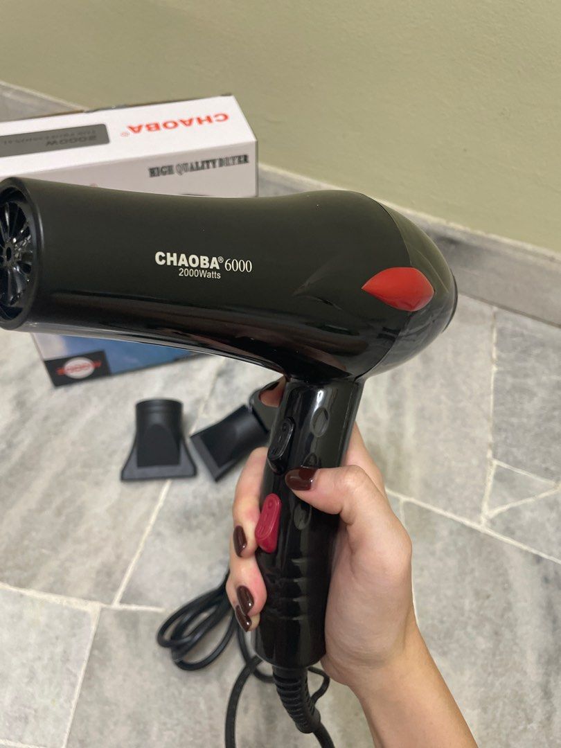 Chaoba CH-6000 Hair Dryer, Beauty & Personal Care, Hair on Carousell