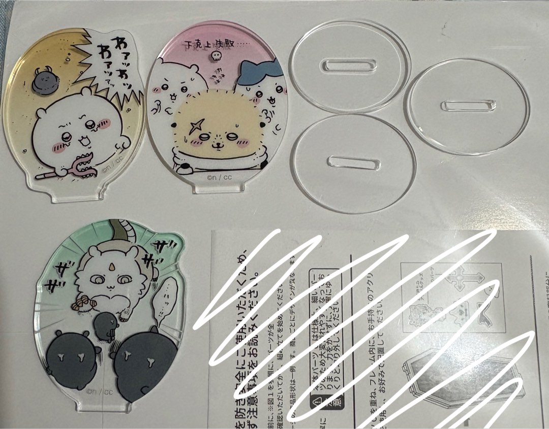 Chiikawa acrylic stand, Hobbies & Toys, Memorabilia & Collectibles, J ...