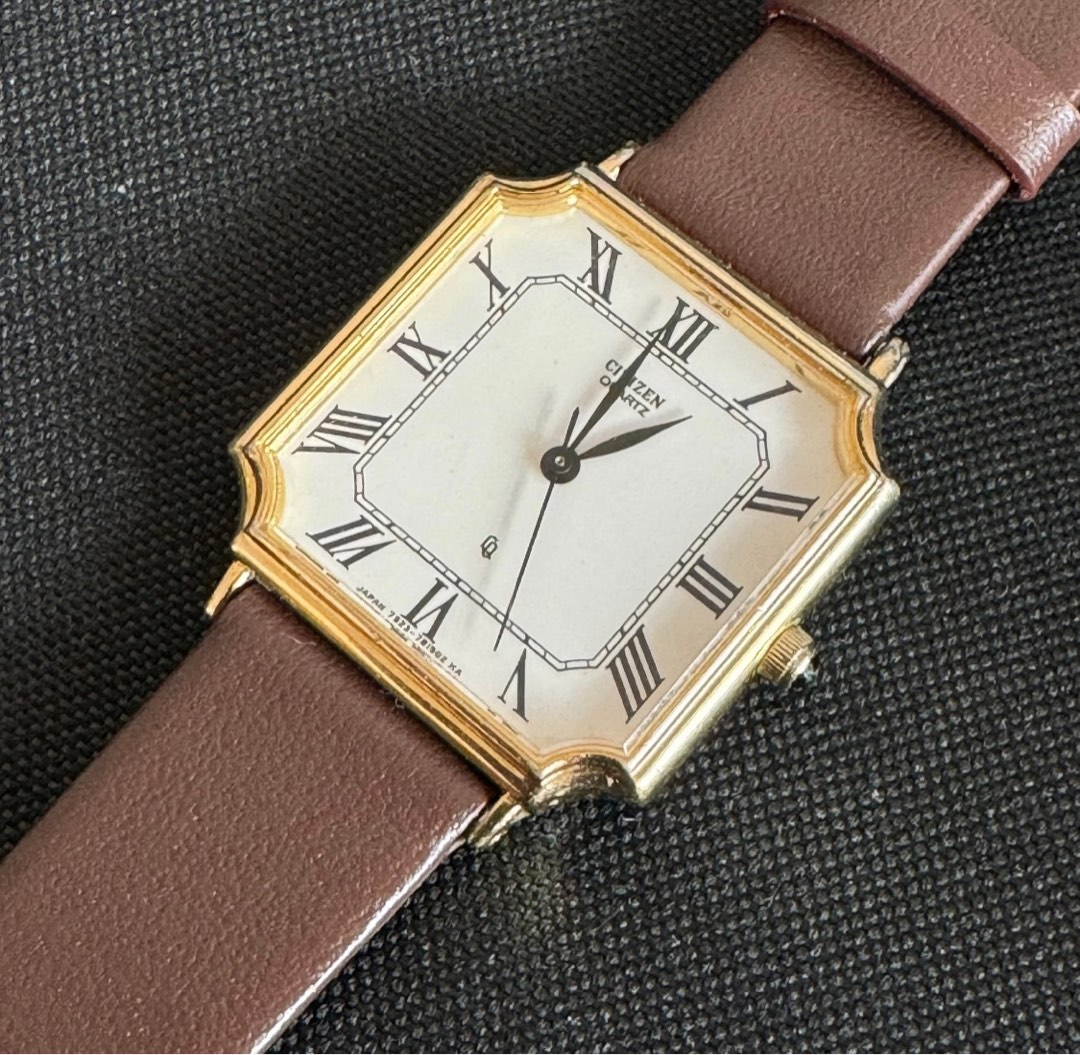 Citizen CQ Roman Art Deco Quartz, Men's Fashion, Watches & Accessories ...
