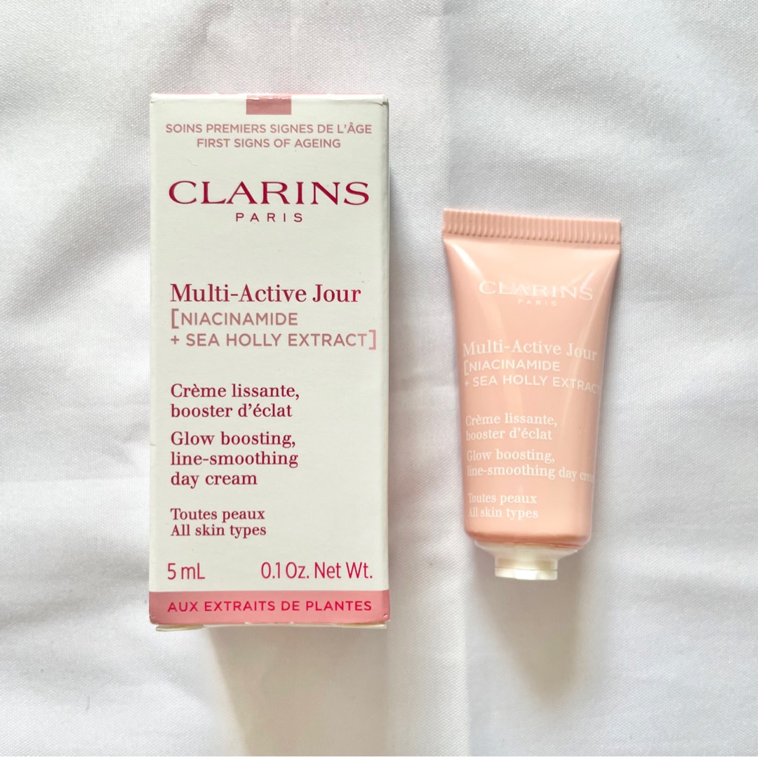 Clarins multi active jour niacinamide glow boosting line smoothing day ...