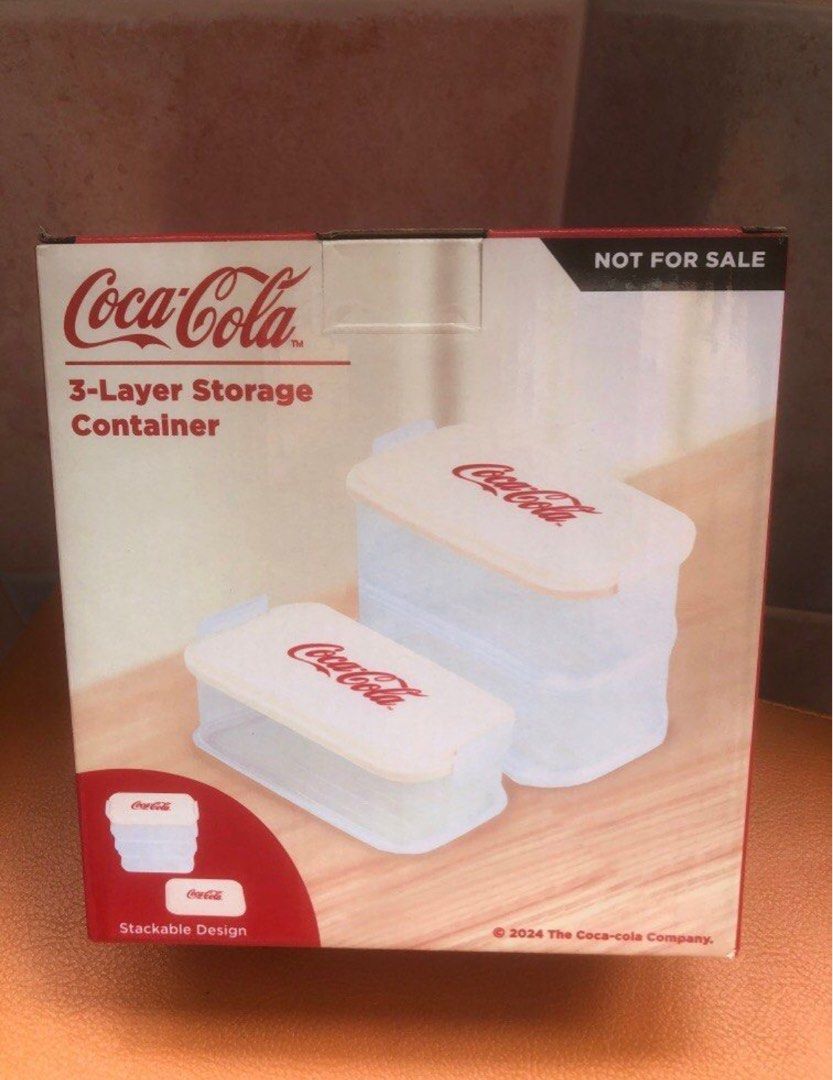 Coca-Cola 3-Layer Storage Container food grade containers, Furniture ...