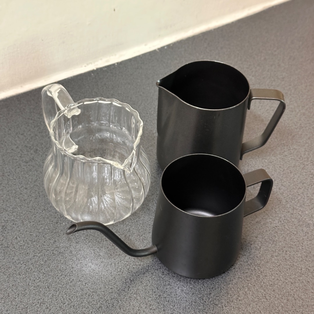 COFFEE ACCESSORIES SET (Milk Frothing Pitcher, MINI NARROW SPOUT ...