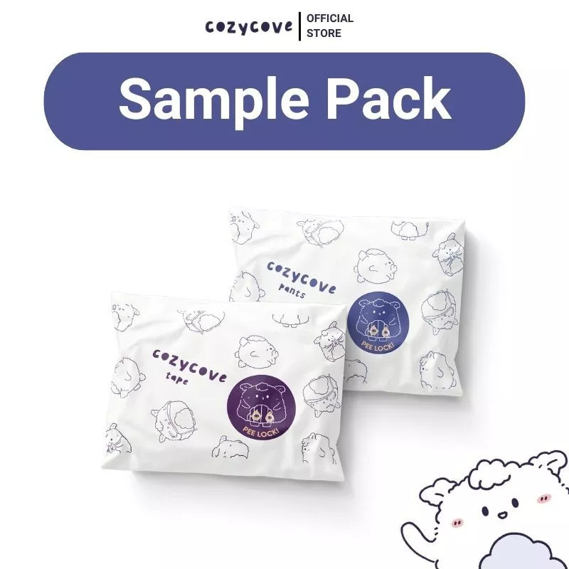 Cozycove Kumo Diaper Sample Pack Tape / Pants 2pcs - S, M, L, XL, XXL ...