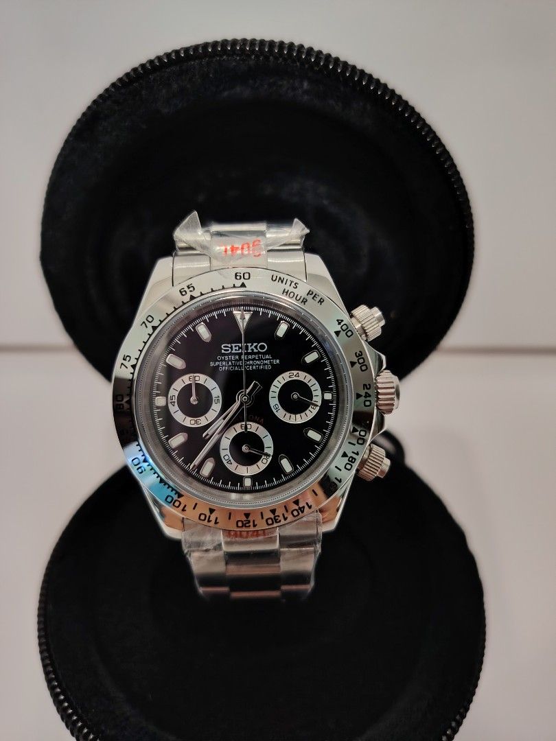 Custom modified watch not seiko daytona oyster citizen edifice, Men's ...