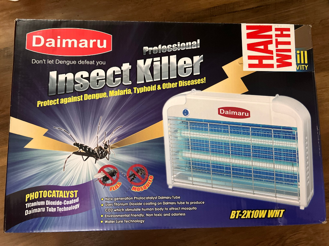 Daimaru BT-2X10W Mosquito Electric Insect Killer, TV & Home Appliances ...