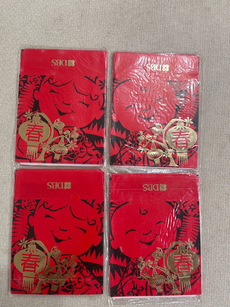 DBS Red Packets (All 4 packs), Hobbies & Toys, Stationery & Craft ...