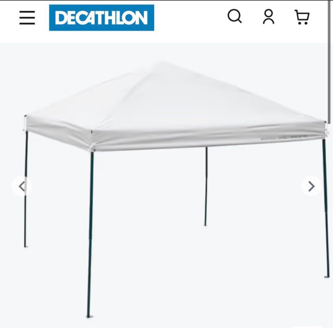 Decathlon Nature Hiking Fresh Instant Canopy Shelter Quechua Arpenaz ...