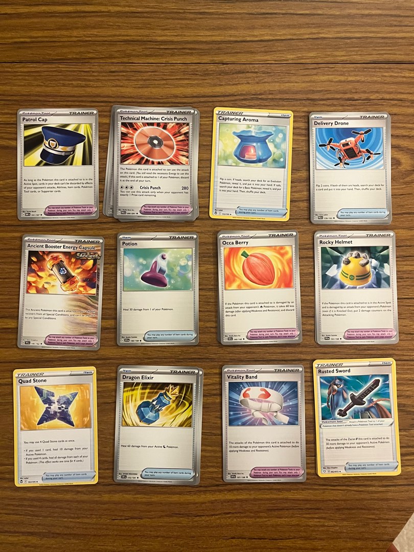 EN Pokemon playable cards english tcg (Patrol cap / Technical machine ...