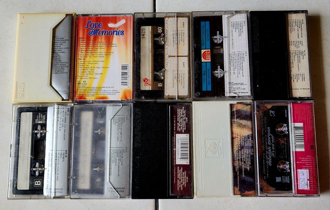 ENGLISH CASSETTES FOR SALE ( RM 10 EACH COPY ) ( PART 26 ) CASSETTE ...
