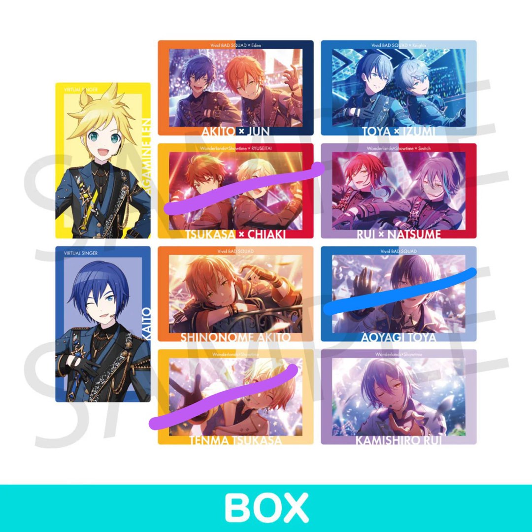 Enstars project sekai collab epick split, Hobbies & Toys, Memorabilia ...