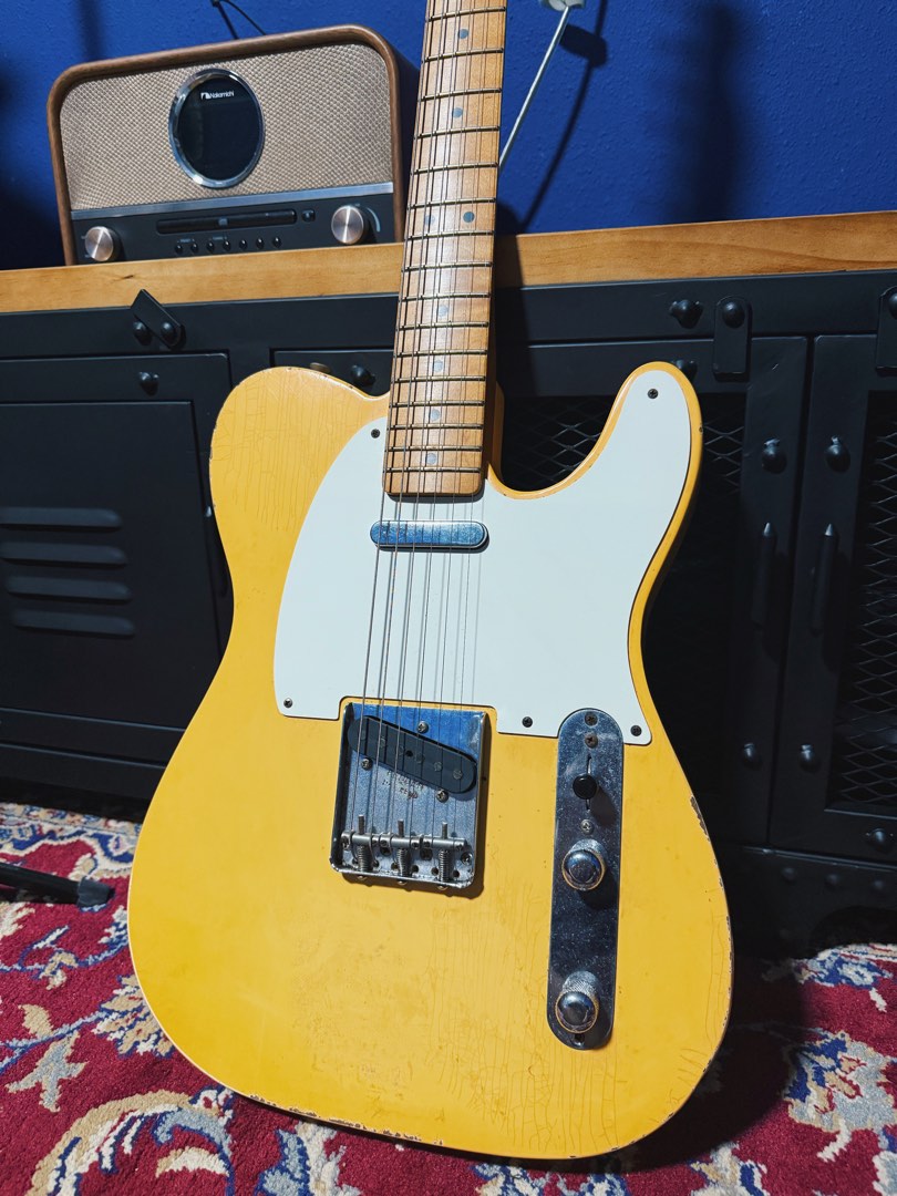 Fender Road Worn Butterscotch Telecaster, Hobbies & Toys, Music & Media ...