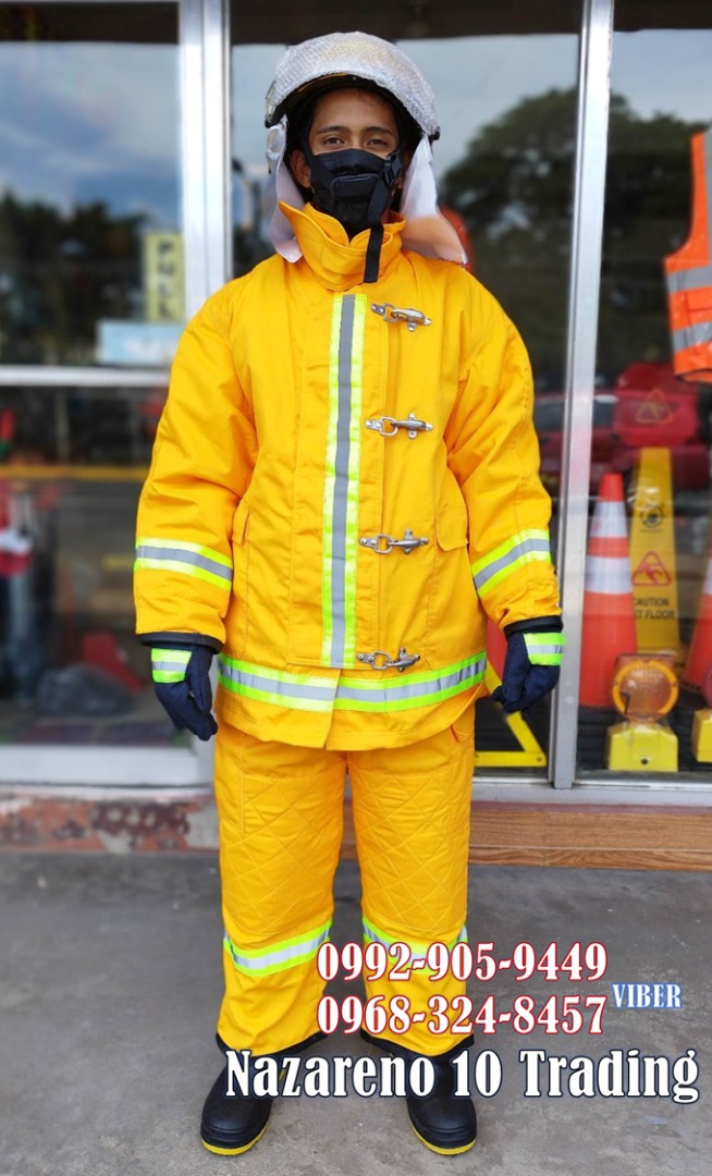fireman suit yellow, Men's Fashion, Coats, Jackets and Outerwear on ...
