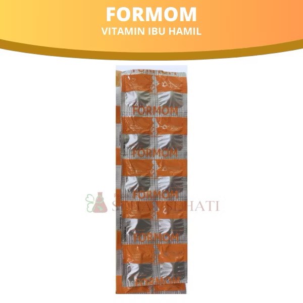 FORMOM STRIP ISI 10 TABLET, Suplemen Kesehatan Pada Masa Kehamilan ...