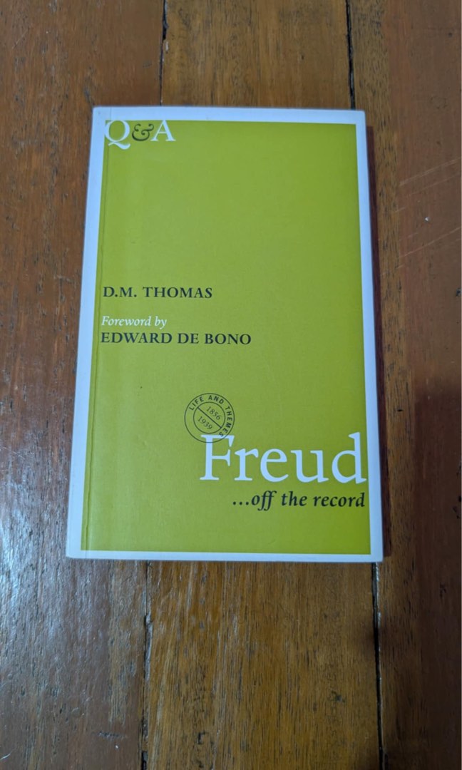 Freud off the Record Book, Hobbies & Toys, Books & Magazines, Fiction ...