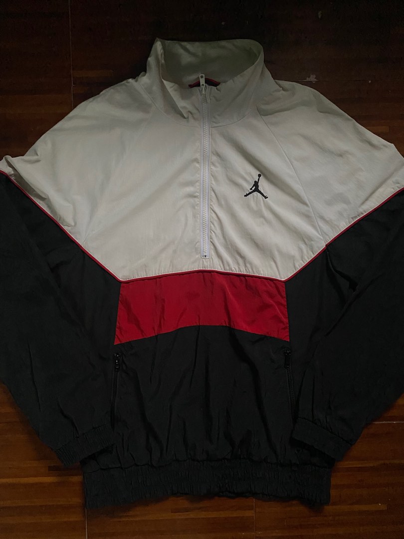 FS! Air Jordan Half-Zip Cement Track Jacket, Men's Fashion, Coats ...