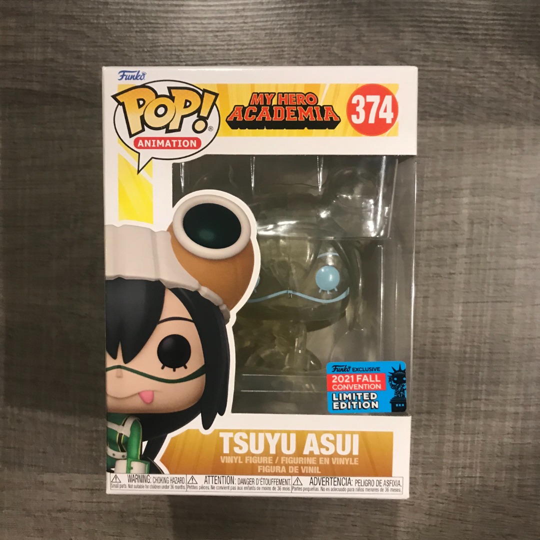 Funko Pop Animation My Hero Academia Tsuyu Asui #374 Fall Convention ...