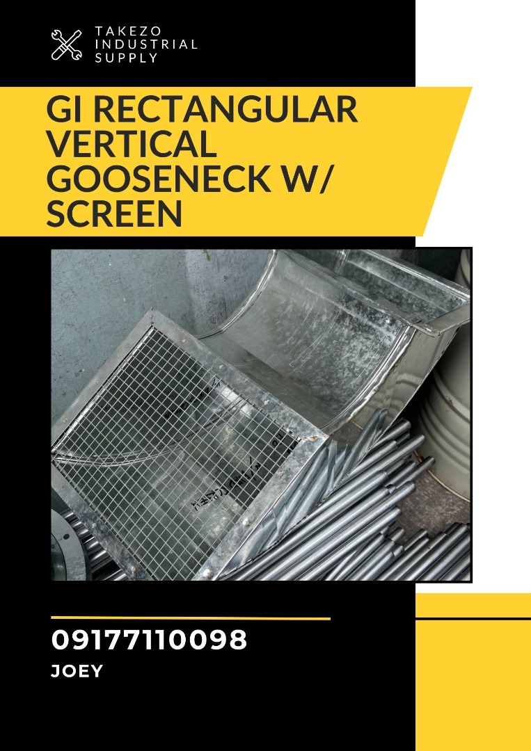 Gi Rectangular Vertical Gooseneck w/ Screen, Furniture & Home Living ...