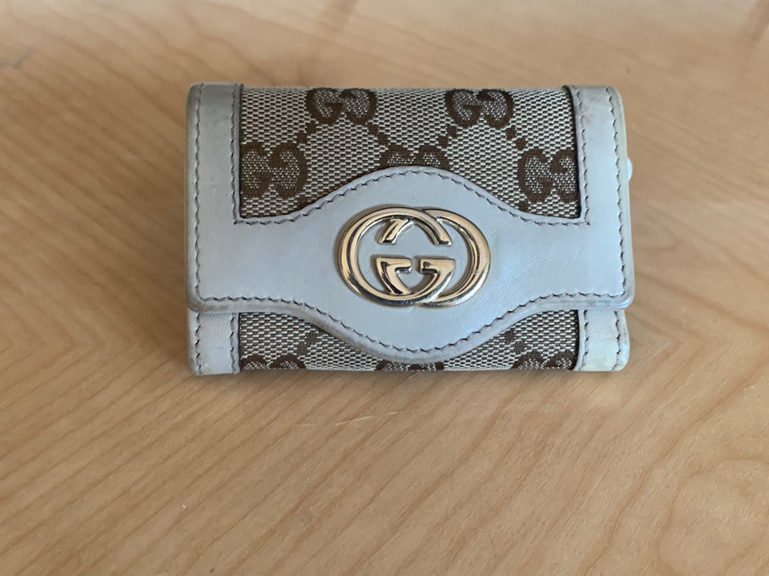 GUCCI Monogram Logo GG 6 Ring Key Case Key Holder, Luxury, Bags ...