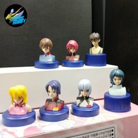Gundam bottle cap pilot head bust figure tutup botol pepsi amuro ray ...