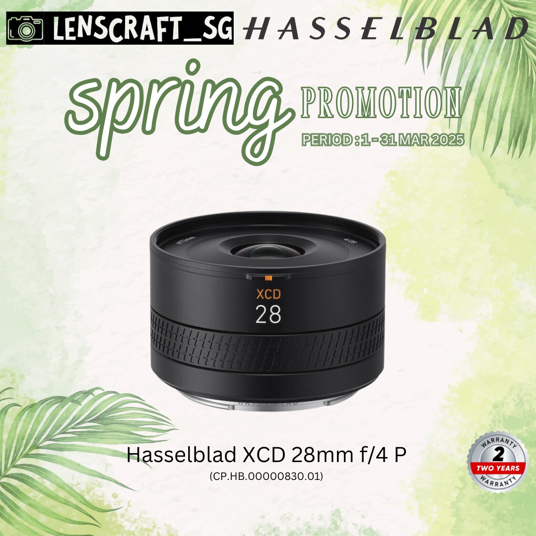 Hasselblad XCD 28mm f/4 P & Hasselblad XCD 75mm f/3,4 P Lenses for X2D 100C / 907X & CFV 100C ...