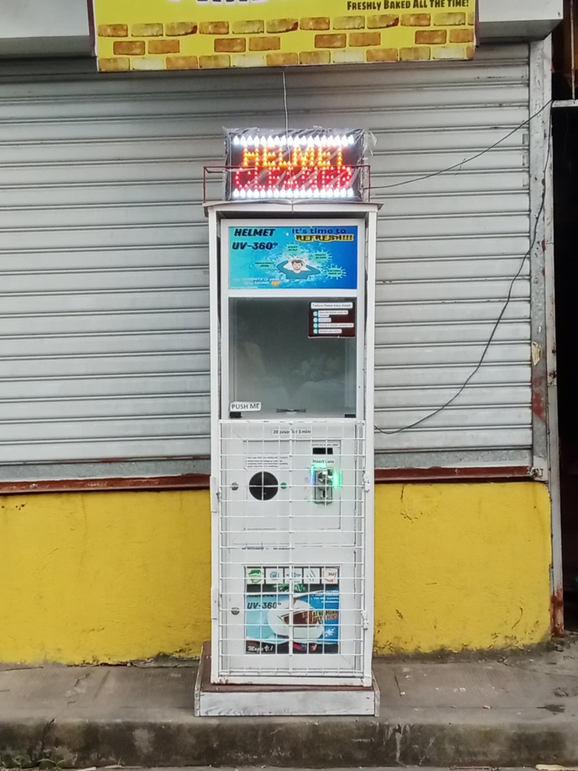 Helmet UV Cleaning Vendo Machine, Car Parts & Accessories, Other ...