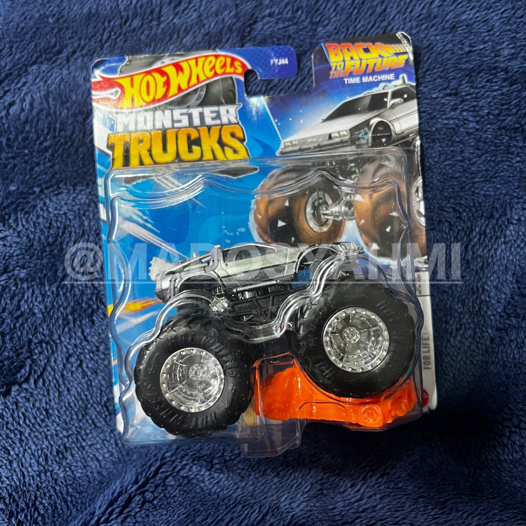 Hot Wheels Monster Truck Back To The Future Time Machine, Hobbies ...