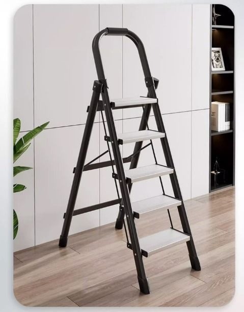 Household Folding Ladder (3 Steps/4 Steps/5 Steps/6 Steps) - Thickened ...