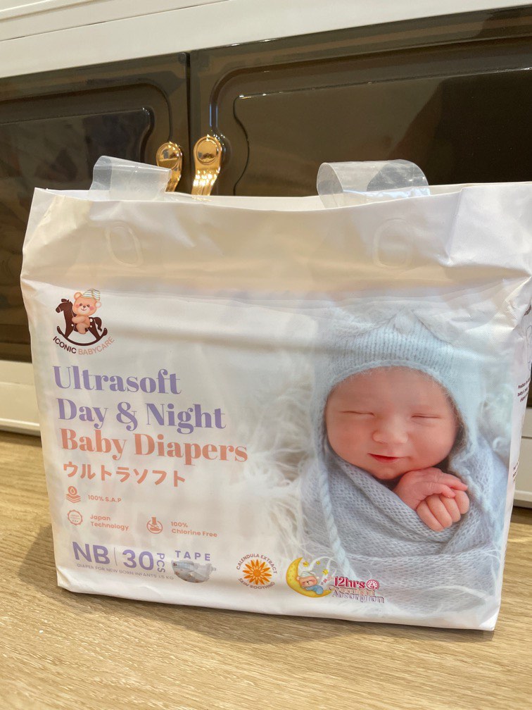 Iconic babycare ultra soft diaper, Babies & Kids, Bathing & Changing ...