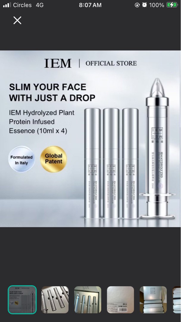 IEM hydrolyzed plant based essence, Beauty & Personal Care, Face, Face ...