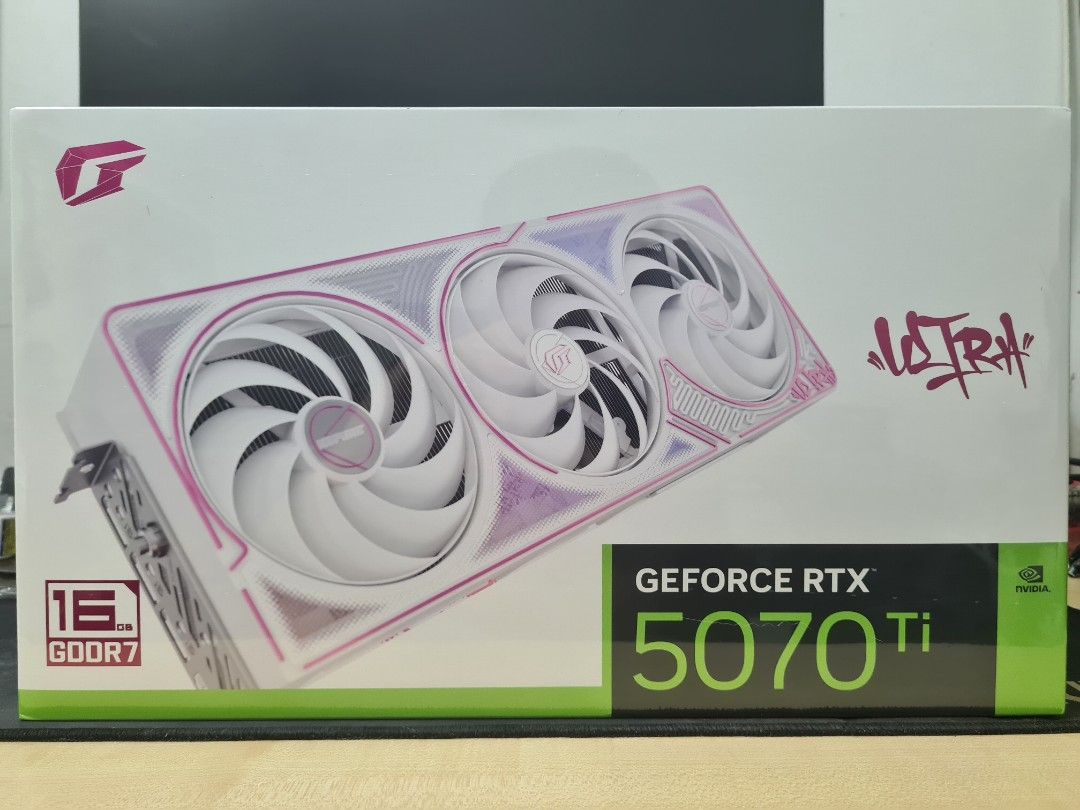 IGame Ultra White OC RTX 5070 Ti 16GB Brand New, Computers & Tech ...
