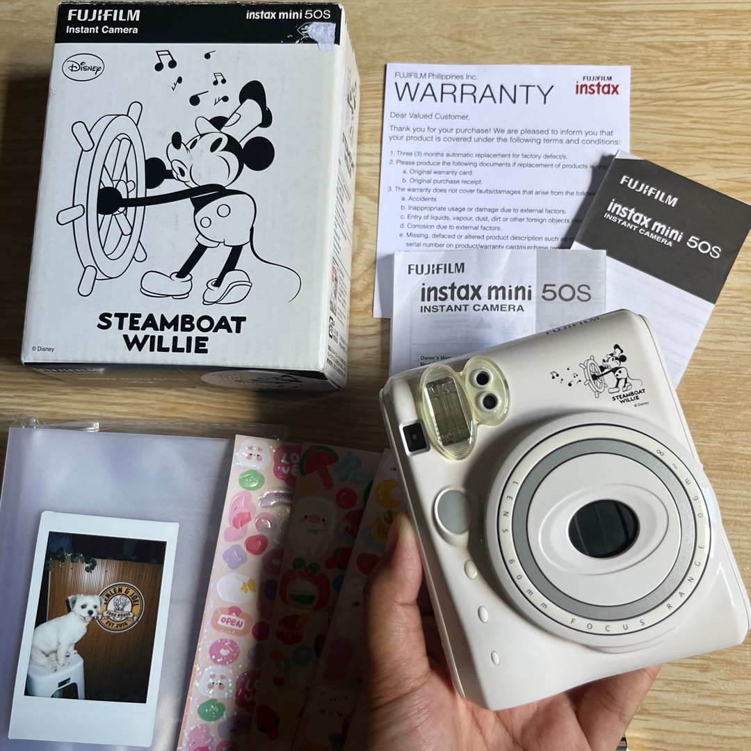 Instax Mini 50s - Steamboat Willie [RARE COLLECTION], Photography ...