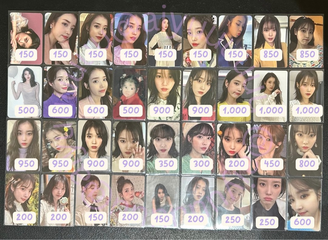 IU official photocards, Hobbies & Toys, Memorabilia & Collectibles, K ...