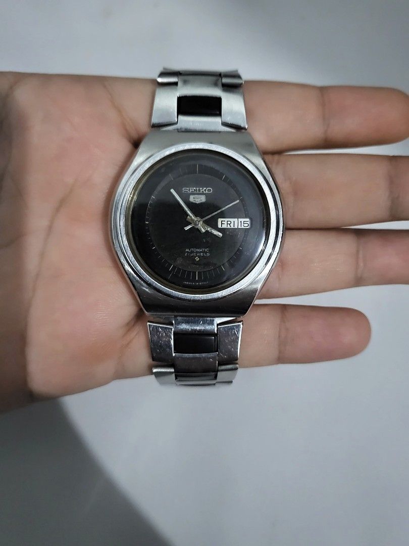 jam tangan Seiko 5 Miura Cal-6119 Automatic Original, Fesyen Pria, Jam ...
