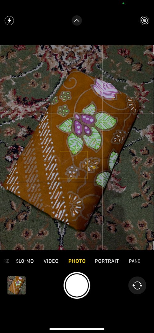 Kain Batik Cap Asli Proses Tolet Latar Warna Coklat Motif Bunga Seling ...