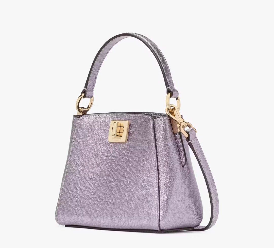 Kate Spade Phoebe Metallic Mini Top Handle Crossbody in Light Candied ...
