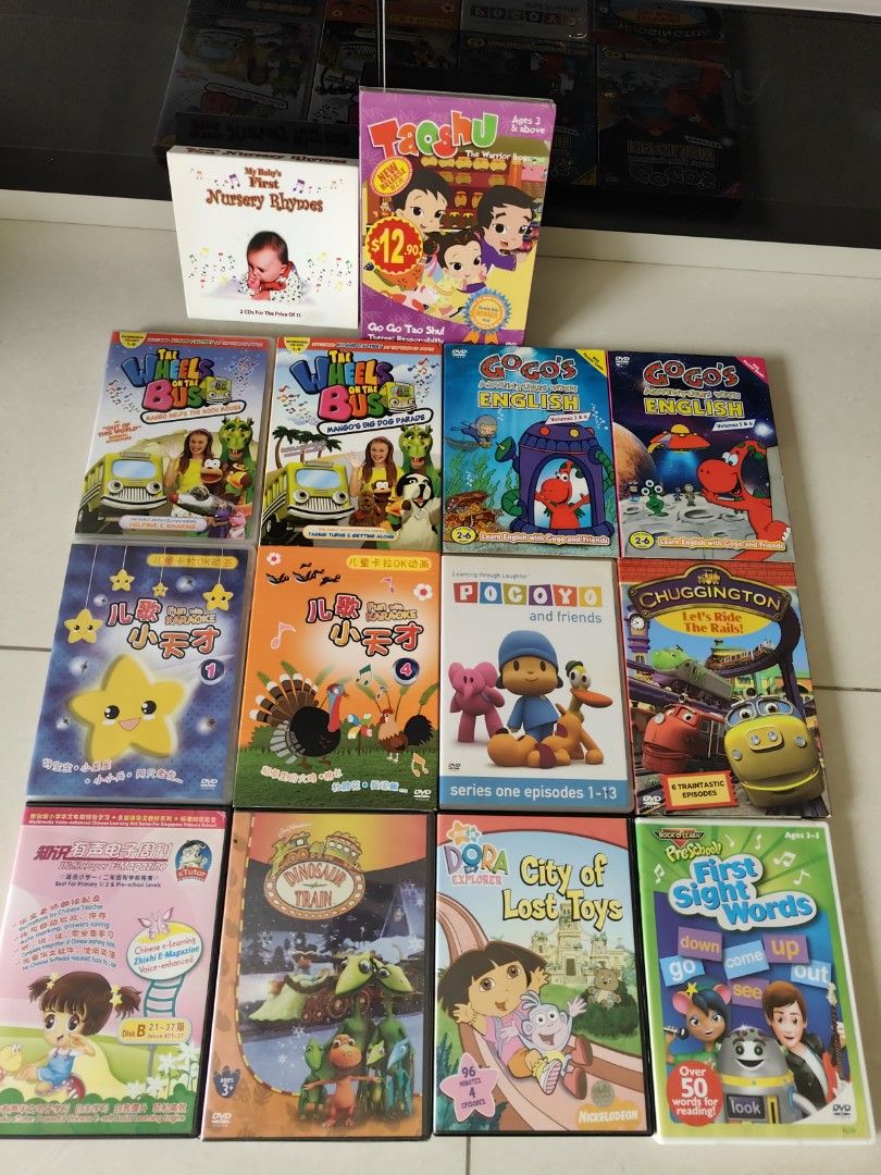 Kids DVDs & CDs (Nursery Rhymes / The Wheels on the Bus / Gogo's ...
