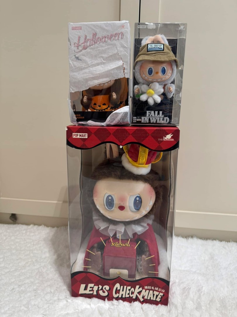 King labubu ,Pumpkin , Fiw sgd38, Hobbies & Toys, Toys & Games on Carousell