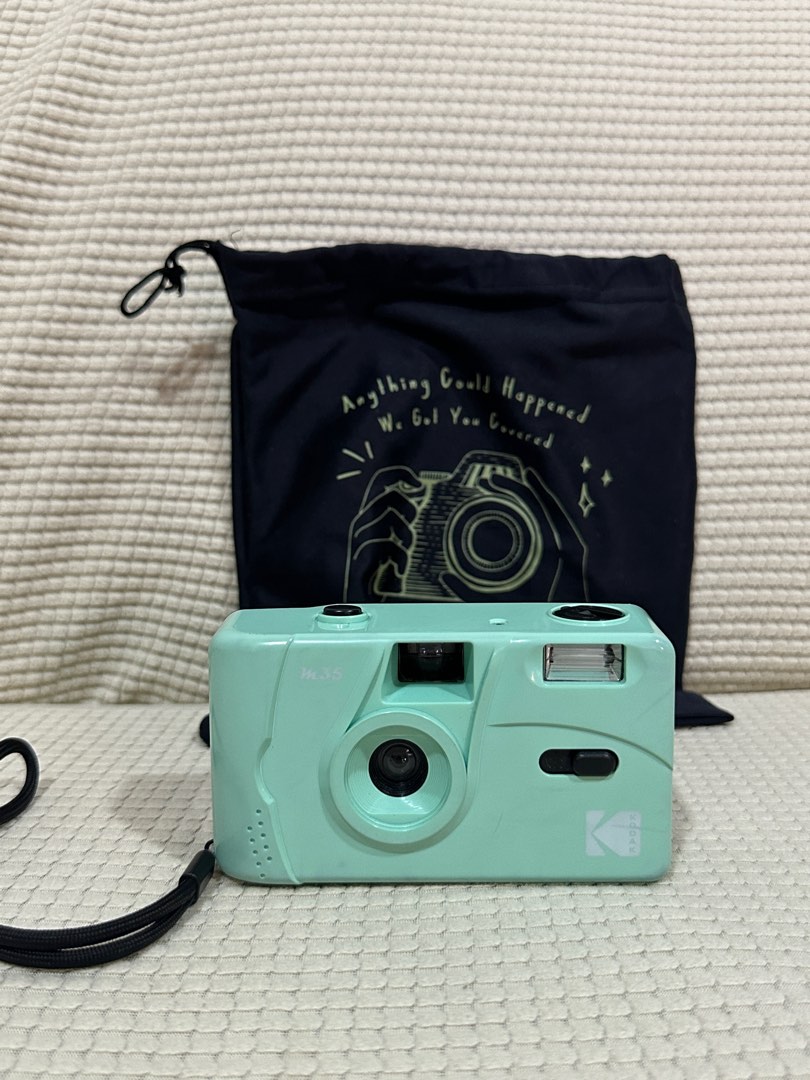 Kodak Film Camera M35 35mm Green, Photography, Cameras on Carousell