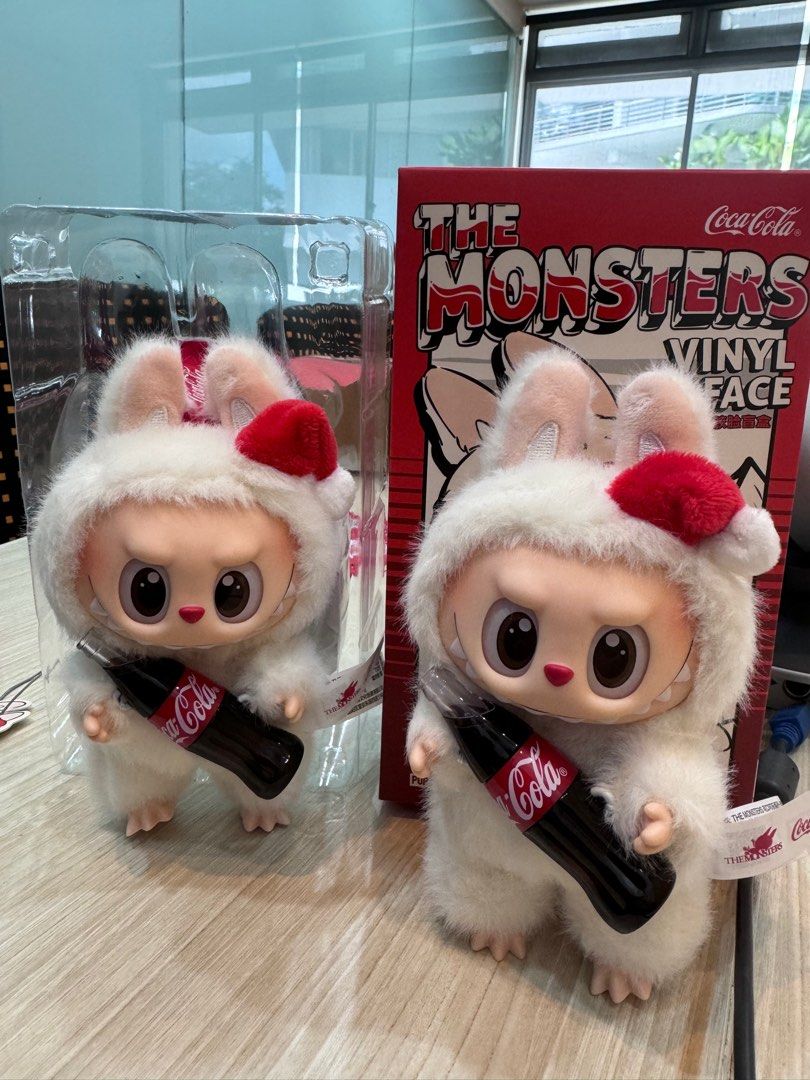 Labubu Coca cola - vinyl face blind box (The monsters), Hobbies & Toys ...
