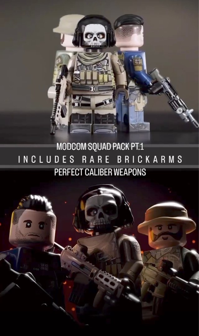 Lego brickmania ModCom Squad Pack Pt 1, Hobbies & Toys, Toys & Games on ...