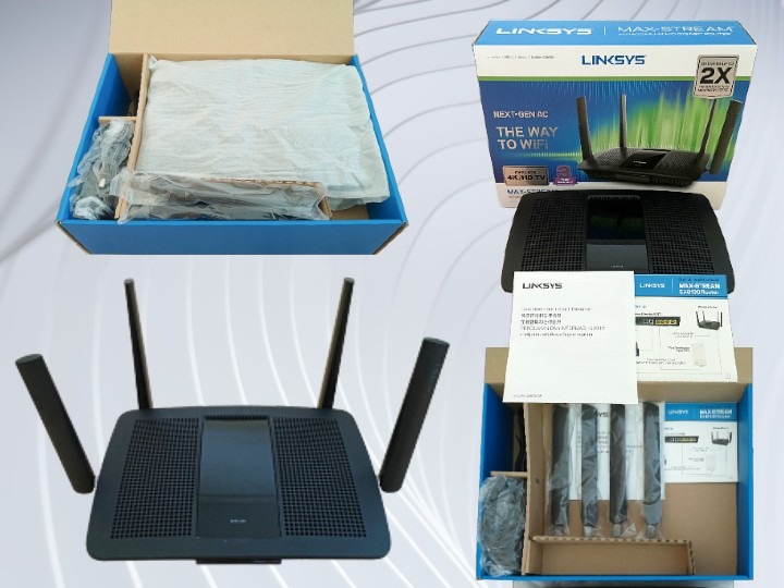 Linksys MAX-STREAM EA8100 Wireless Router (AC2600, Tri-Band, MU-MIMO ...