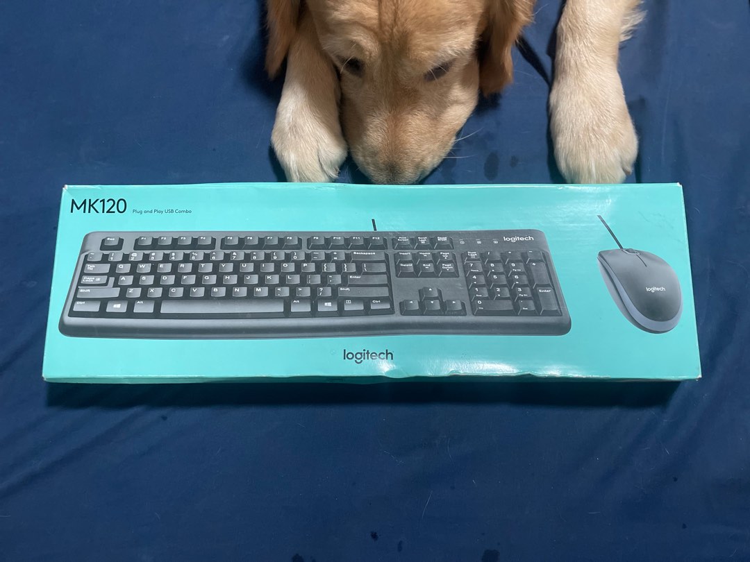 Logitech M120 Wired Keyboard + Mouse Combo, Computers & Tech, Parts ...