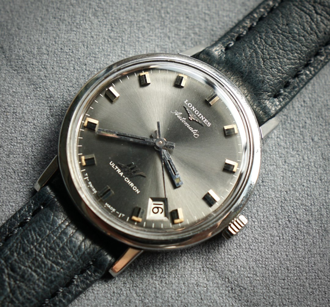 Longines Ultra-Chron Gray Vintage Automatic watch mens 8383, Luxury ...