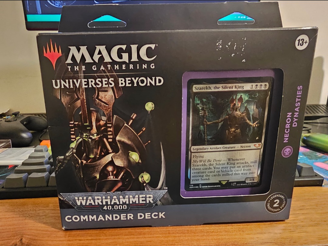 Magic the Gathering : Universes Beyond Necron Dynasties, Hobbies & Toys ...