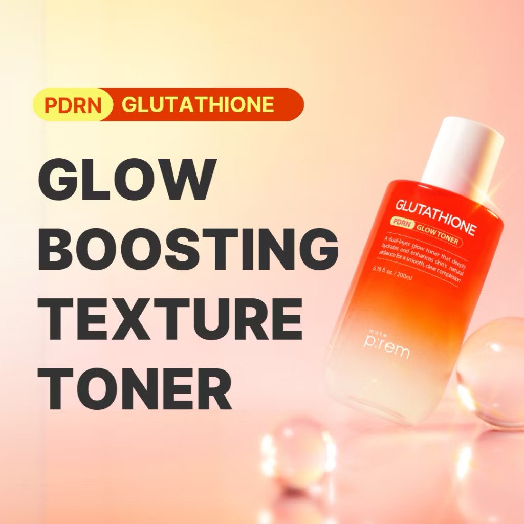 MAKE PREM Glutathione PDRN Glow Toner 200ml, Beauty & Personal Care, Face, Face Care Products on ...